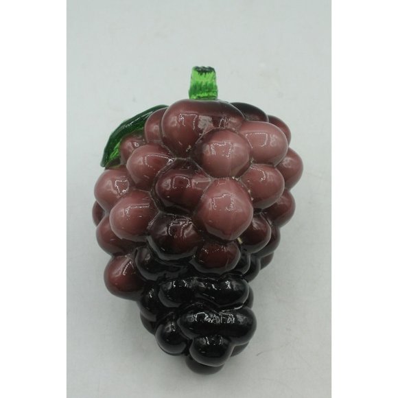 Emerald Green | Accents | Blenko Art Glass Hand Blown Purple Grapes ...